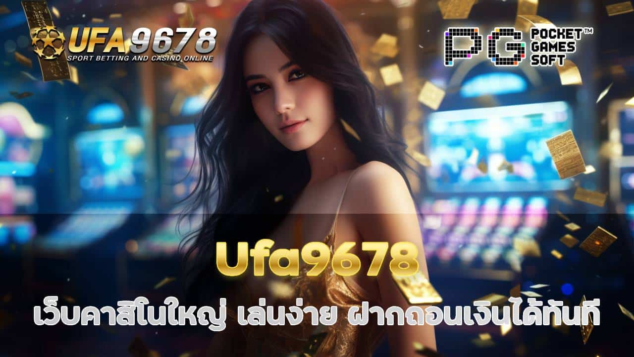 Ufa9678 เว็บคาสิโนใหญ่ที่สุดในโลก เล่นง่าย ฝาก-ถอนเงินได้ทันที